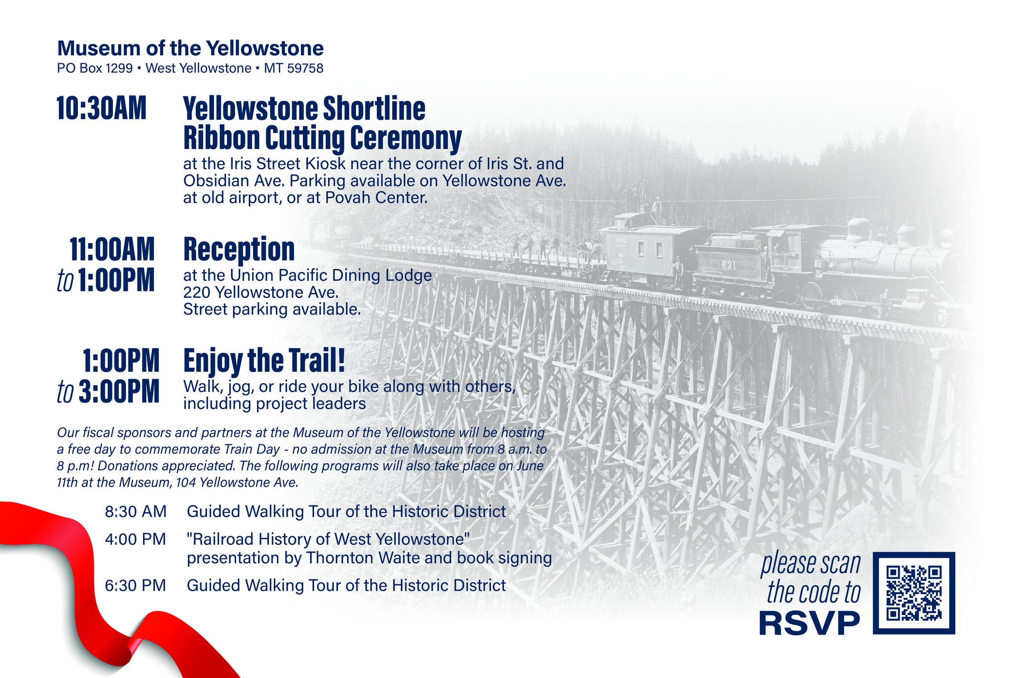 Train Day at the Museum of the Yellowstone - Destination Yellowstone